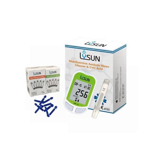 Lysun Portable Analyzer Uric Acid Machine Analyzer Blood Glucose