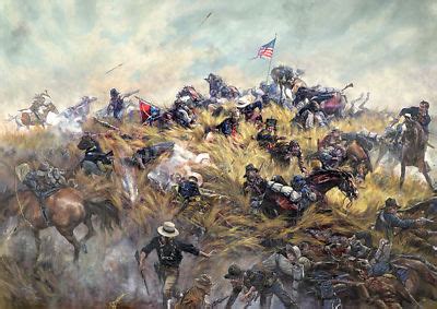 Custers Knoll Battle Of The Little Bighorn Print 143775797