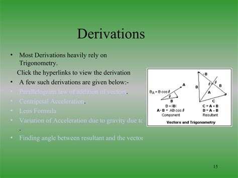Trigonometry PPT Physics Science