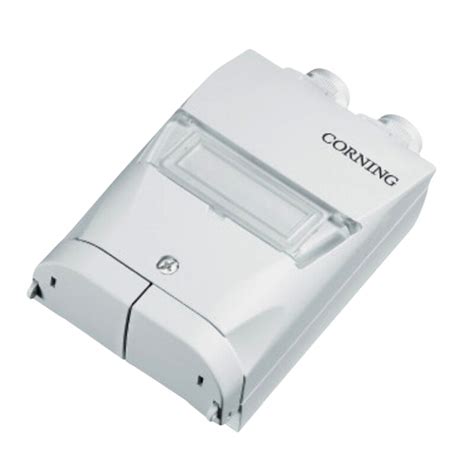 Corning Surface Mounting Box Rj45 Ip67 2xs250 White Communication
