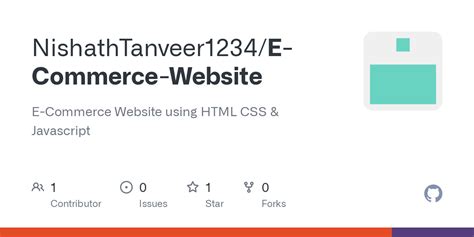 Github Nishathtanveer E Commerce Website E Commerce Website Using Html Css Javascript