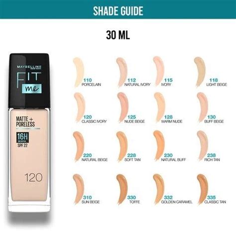 Maybelline Fit Me Matte Poreless Foundation Review And Swatches Artofit