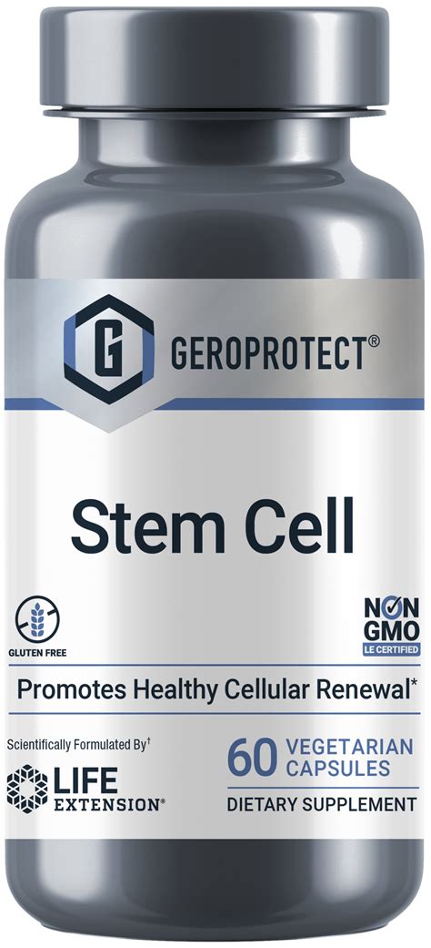 Stem Cell Supplement I Rejuvenate Body Tissues I Life Extension