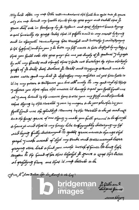 Cursive Anne Boleyn