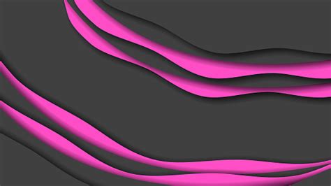 분홍색과 검은 색 추상 용지 컷 배경 벡터 그림자 3d 부드러운 개체 현대 디자인 3차원 형태에 대한 스톡 벡터 아트 및 기타 이미지 3차원 형태 건강한 식생활 곡선