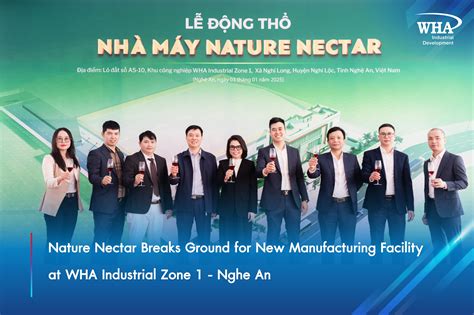 Nature Nectar Breaks Ground For New Manufacturing Facility At Wha