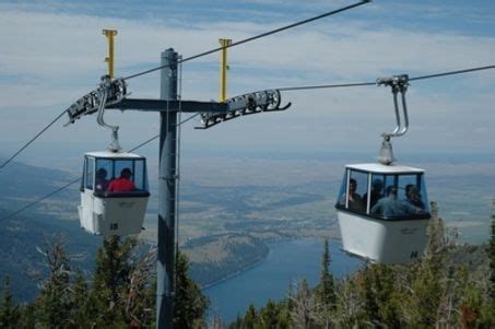 The Wallowa Lake Tramway Is An Aerial Cable Gondola Lift Near Joseph