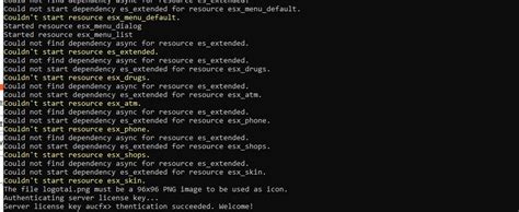 couldn t start resource es extended es esx cfx re community