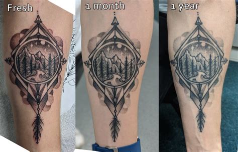 Fresh Tattoo Vs Healed My Tattoo