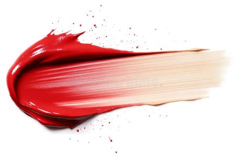 Luxurious Crimson Complexion Cosmetic Abstract Strokes Of Makeup Base