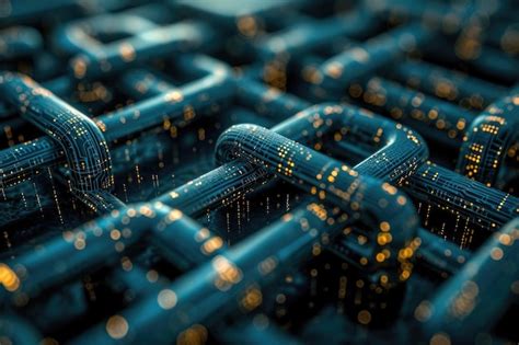 Premium Photo Abstract Blockchain Pattern The Fabric Of Digital Finance