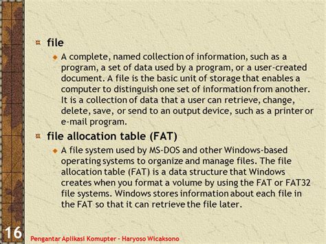 pengantar aplikasi komputer ppt download