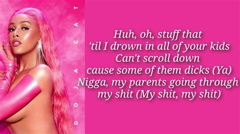 Doja Cat Cyber Sex Lyrics Video Youtube Music