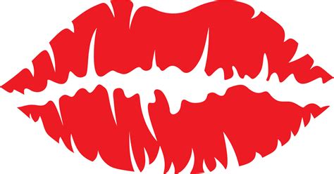Lip Kiss Print Clipart
