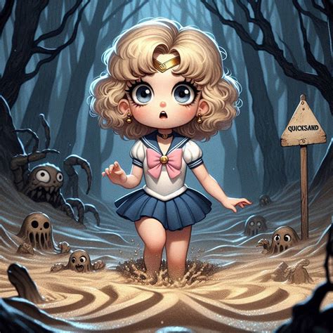 Anime Shirley Temple As Sailormoon In Quicksand 10 By Bswitzer On