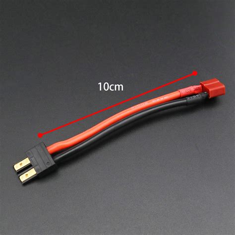 Male TRX To Female Deans T Plug Adapter Cables Connector Cm Wire For Traxxas EBay