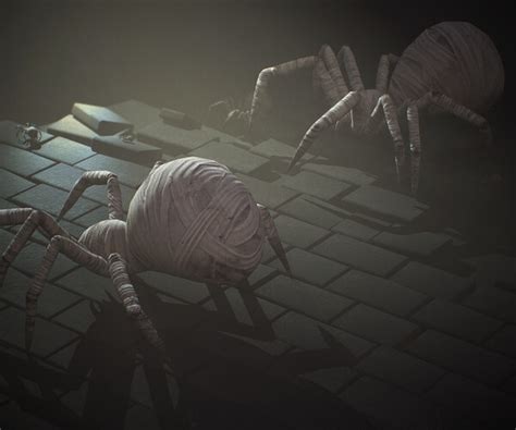 Artstation Spider Mummy Game Assets