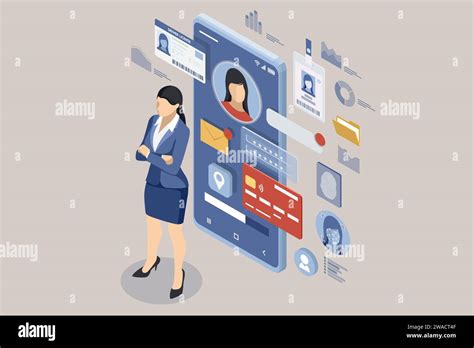 Isometric Personal Data Protection System Of Mobile Applications