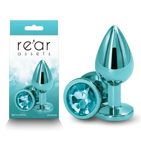 Rear Assets Medium Butt Plug Teal