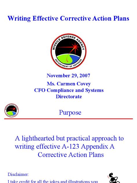 Pdf Writing Effective Corrective Action Plans Dokumentips