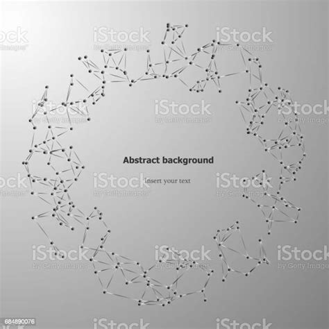 비즈니스 또는 과학 프레 젠 테이 션에 대 한 3d 기하학적 벡터 배경 개념에 대한 스톡 벡터 아트 및 기타 이미지 개념 연결 건설 현장 Istock