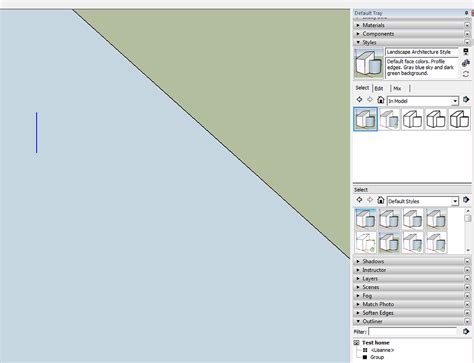 Shape Style Is Not Showing In Default Tray Sketchup Sketchup Community