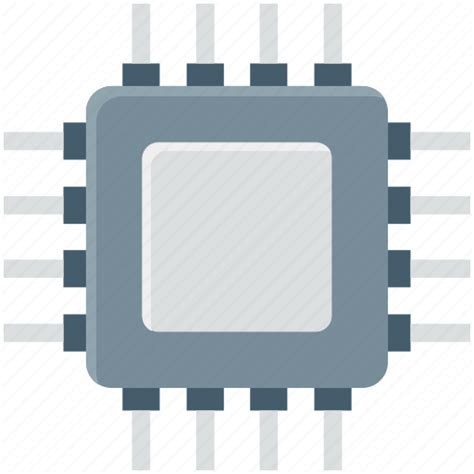 Computer Chip Integrated Circuit Memory Chip Microprocessor Processor Chip Icon Download