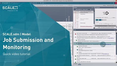 Video Tutorial Job Submission And Monitoring With Scalesdm Model Scale