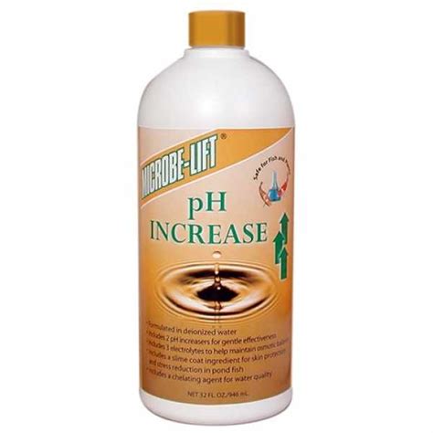 Microbe Lift Ph Increase Plus 32 Oz Phin32 Azponds And Supplies