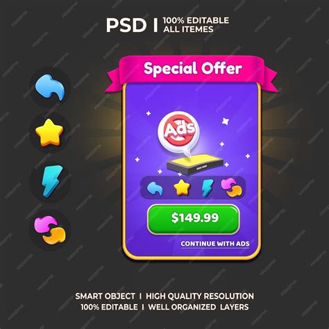 Premium Psd Game Ui Kit 2d Game Ui User Interface Casual Game Ui Ui Kit Ui Art Cartoon Game Ui