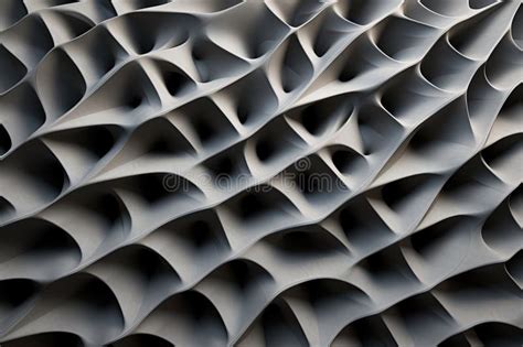 3d Abstract Concrete Parametric Pattern Generative Ai Stock