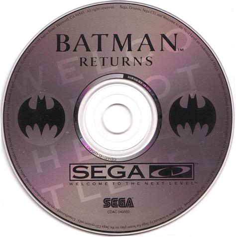 Batman Returns Sega Cd Tectoy