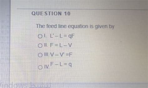 Answered The Feed Line Equation Is Given By O … Bartleby