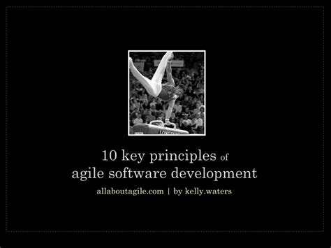 Ppt The 10 Key Principles Of Agile Software Development Powerpoint