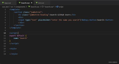 Day27github案例静态组件vue学习 Github静态组件 Csdn博客