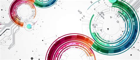 신경총 효과와 추상적 인 배경 원 모양으로 형성된 기술 적 요소의 사용과 과학 및 기술 개념 0명에 대한 스톡 벡터 아트 및 기타 이미지 Istock