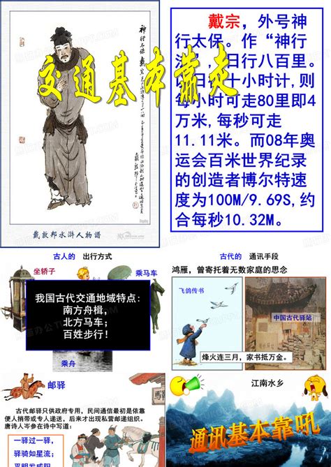 交通工具与通讯工具的变化ppt模板下载 编号qdpnpjxp 熊猫办公
