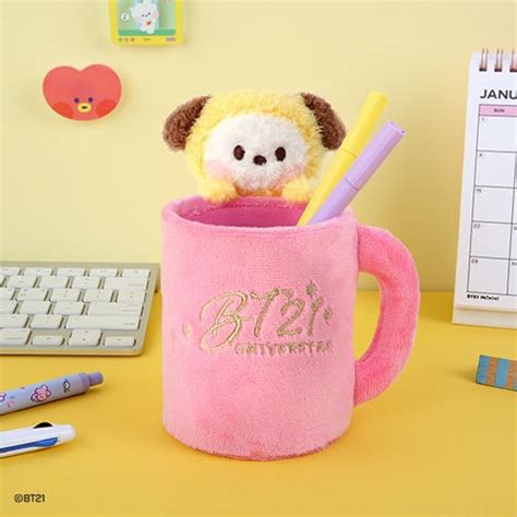 Bts X Bt21 Minini Plush Pen Holder Chimmy Kpop Omo
