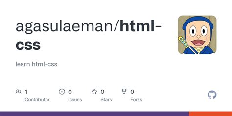 Github Agasulaemanhtml Css Learn Html Css