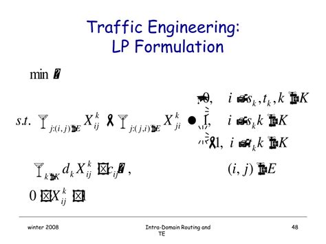 Ppt Intra Domain Routing And Traffic Engineering Internet Routing And Protocol Review Powerpoint
