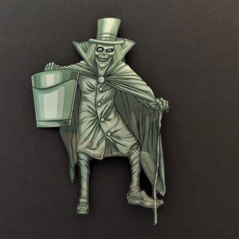 New The Haunted Mansion Hatbox Ghost Head On Etsy