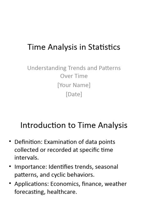 Time Analysis In Statistics Presentation Pdf Time Series Autoregressive Integrated Moving Time Analysis In Statistics Presentation Pdf Time Series Autoregressive Integrated Moving