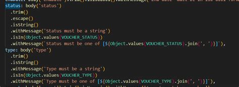 Nodejs Validation Rules For Non Empty Strings With Express Validator