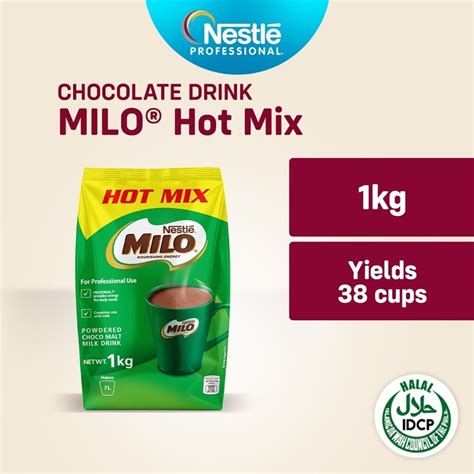 Milo Hot Mix Powdered Choco Malt Milk Drink 1kg Shopee Philippines