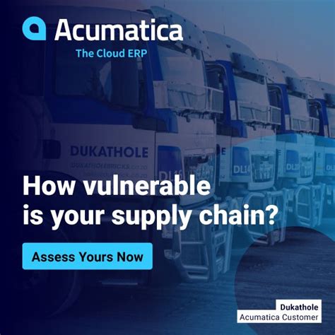 Acumatica On Linkedin Meet Supply Chain Disruptions Head On