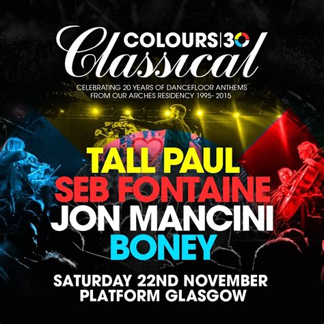 30 Years Of Colours Were Coming Home For One Last Dance On Saturday