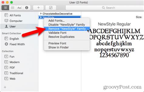 How To Install Remove Fonts On Mac And Linux