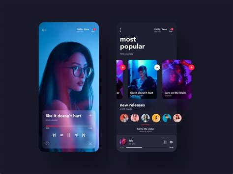Music Player Music App Design Music Player Design App Design