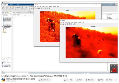 Low Light Image Enhancement For Real Time Images Matlab Simulink