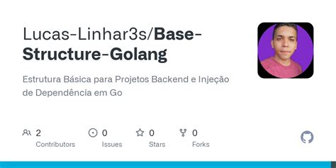 Github Lucas Linhar3sbase Structure Golang Estrutura Básica Para